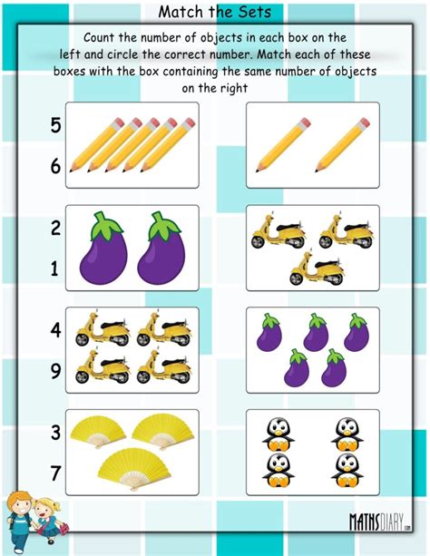 Sets Math Worksheets Math Worksheets Printable