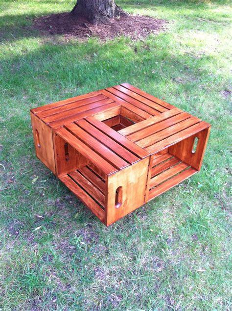 Diy Wooden Crate Coffee Table Tutorial