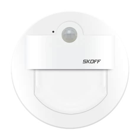 Oprawa Schodowa Led 1w 4000k 10v Dc Ip20 Biały Mat Rueda Z Czujnikiem