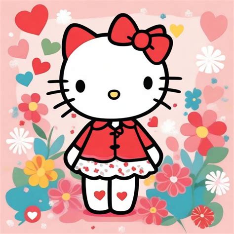 Hello Kitty Animated Wallpaper A Whimsical Digital Landscape