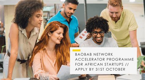 Baobab Network Accelerator Programme For African Startups Apply By 31st October