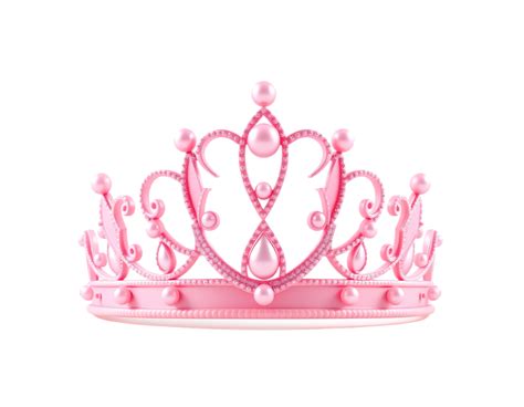 Pink Princess Crown With Pearls 59939806 Png
