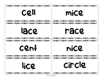 Soft C And Soft G Cards By ABCDEFGHIJILLIAN TPT