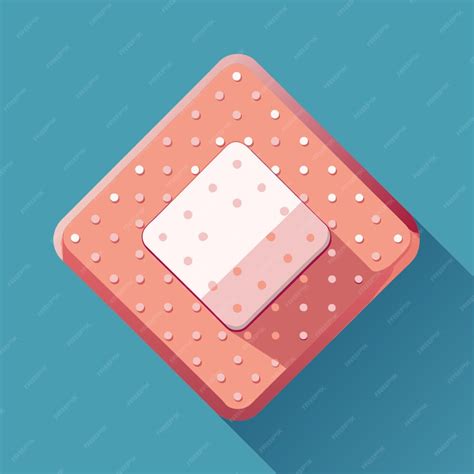 Square Plaster Patch Vector Illustration Flat 2 Premium Ai Generated Vector