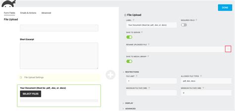 How To Make A File Upload Form In WordPress Ninja Forms