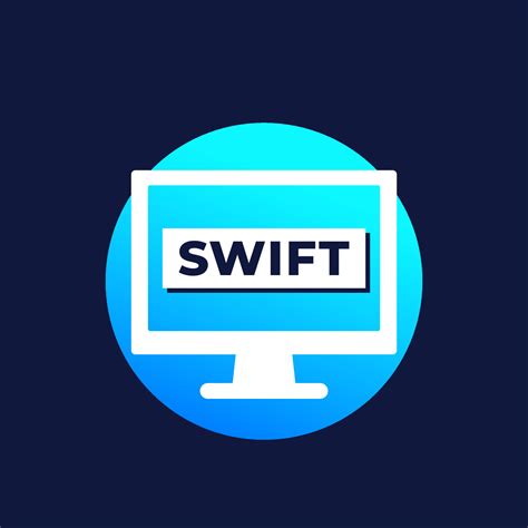 Swift Programming Vector Icon On Dark Vector Art At Vecteezy