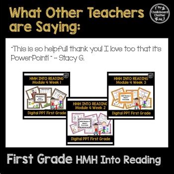 BUNDLE HMH Into Reading Power Point Lessons Module 4 1st Grade