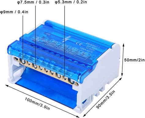 Buy Terminal Distribution Box 4 Level Junction Box 411 Wiring Terminal Block Power Distribution