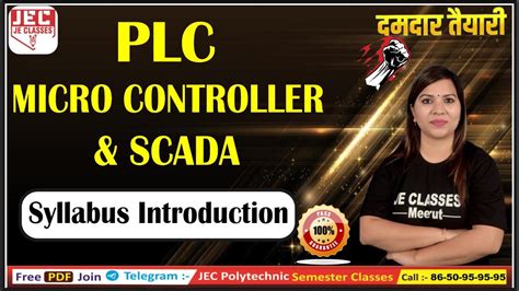 plc micro controller and scada syllabus introduction by monika mam je