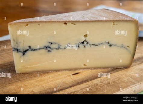 Cheese Collection French Morbier Semi Soft Cow Milk Cheese With Black