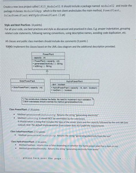 Solved Create A New Java Project Called 1410module02 It