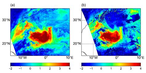 The Spatial Distribution Of Aai Results For Tropomi A And Emi B