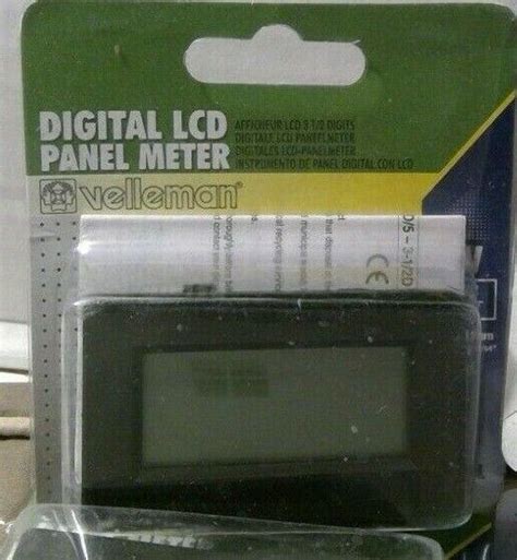 Pcs Velleman Digital LCD Panel Meter PMLCDL V For Sale Online EBay