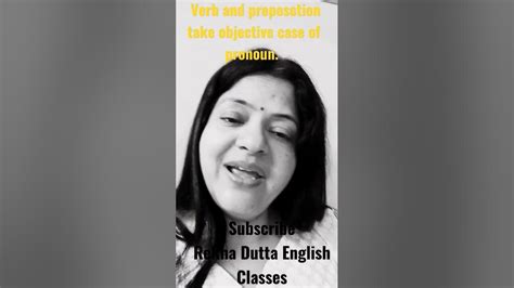 Grammar Tips Objective Case Pronoun Shortsvideo Viral Youtube