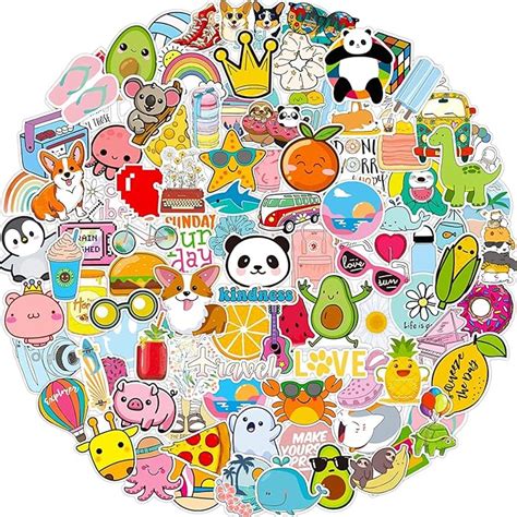 Titu Ki Baatein Stickers For Water Bottles 50 Packpcs Cute Hydroflask