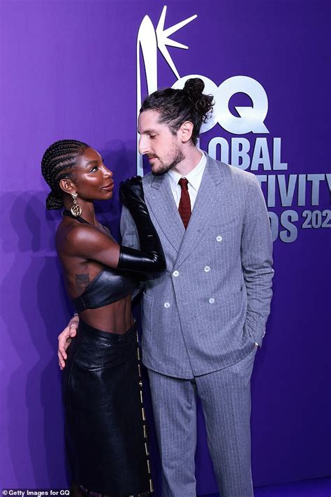 Michaela Coel Flaunts Her Toned Figure In A Sexy Leather Bra As She