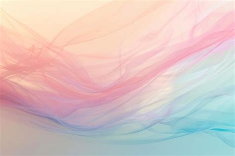 Soft Pastel Gradients Flowing In A Seamless Fabric Design Premium Ai Generated Image