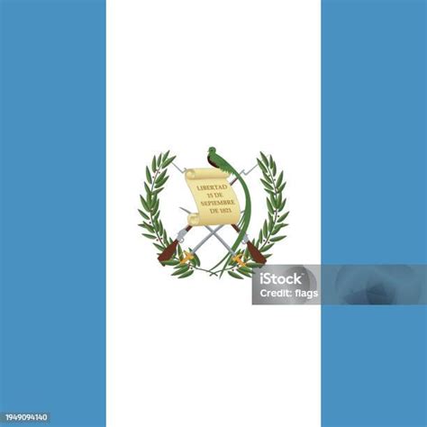 과테말라 국기입니다 플래그 아이콘입니다 표준 색상 사각형 깃발입니다 컴퓨터 일러스트레이션 디지털 일러스트레이션 벡터 일러스트