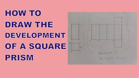 how to draw a square prism