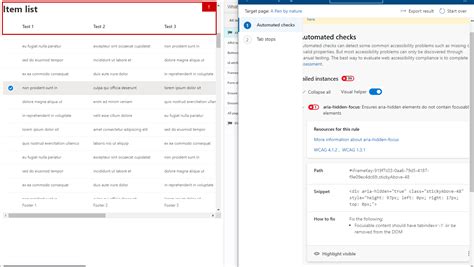 Accessibility Issue With Scrollablepane And Sticky Components · Issue