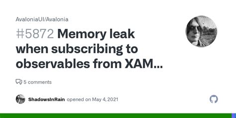 Memory Leak When Subscribing To Observables From Xaml In A Data
