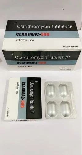 Clarimac 500 At ₹ 190 Stripe Antibiotic Tablets In Katni Id