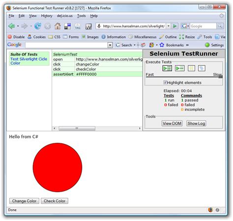 Unit Testing Silverlight With Selenium Scott Hanselmans Blog