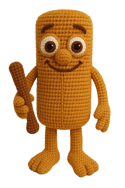 Tung Tung Tung Sahur Amigurumi Brainrot Png 06 Imagens Png