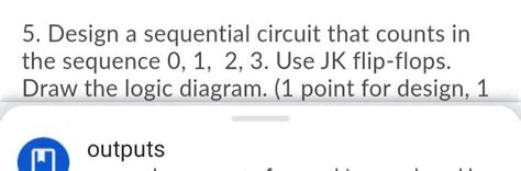 Solved Design A Sequential Circuit That Counts In The Chegg