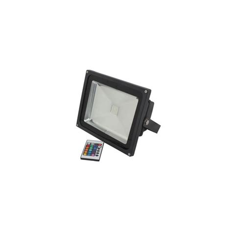 Proyector Led Ip De W Con Mando Y Luz Multicolor Rgb Ajm Suministros
