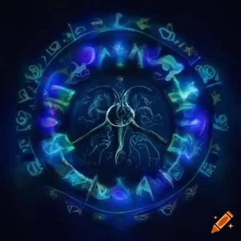 Illustration Of Rune Magic For Happiness And Revival On Craiyon