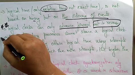 logical clocks distributed systems lec 55 bhanu priya youtube