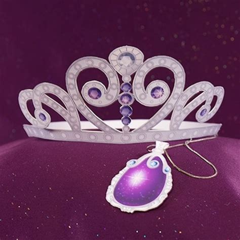 Coronas Recortables De Princesas Disney Pequeocio Princesa Sofía