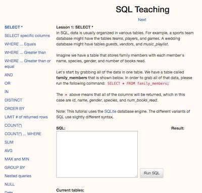 Best Resources For Learning SQL Database Star