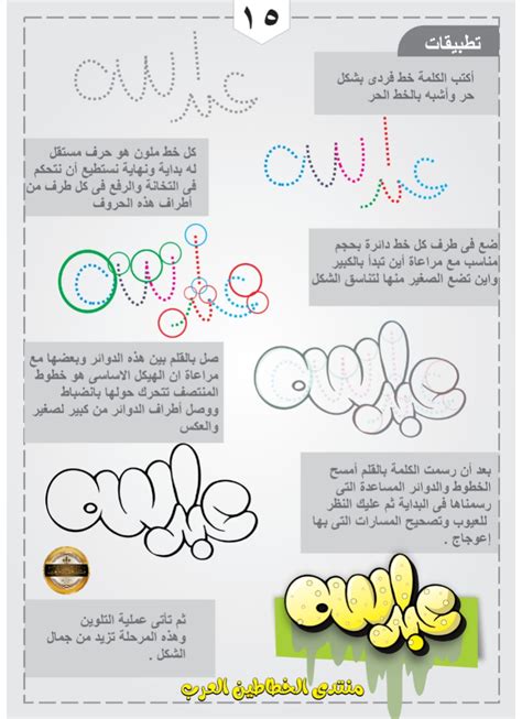 كراسة الخط الحر المنتفخ ل محمود النمر Typography Design Quotes