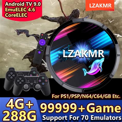 Android Tv Emuelec 4 6 Coreelec Retro Game Box Console For Ps1 Psp With