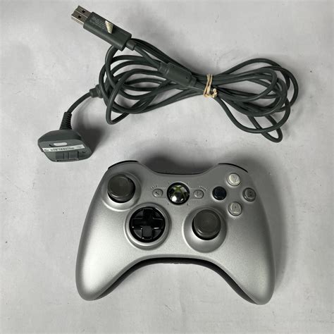 Silver Xbox 360 Controller