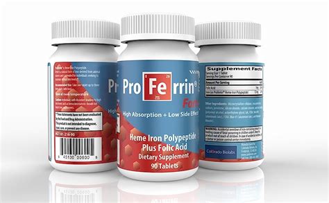Proferrin Forte Blue Red Label 90 Count Pack Of 1