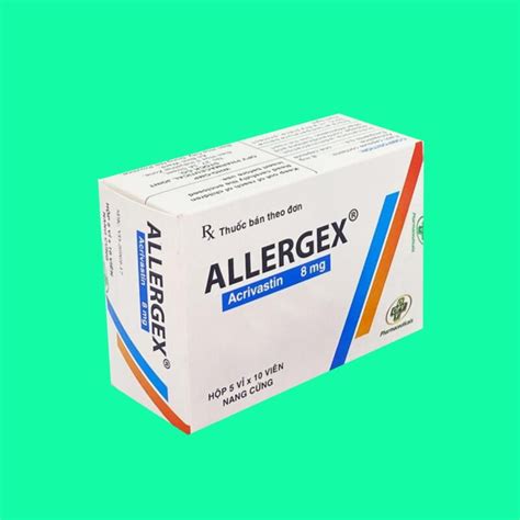 Thuốc Allergex 8mg Công Dụng Liều Dùng Lưu ý Tác Dụng Phụ