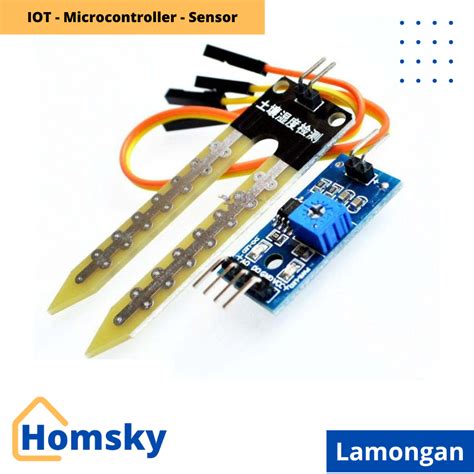 Jual Sensor Kelembaban Tanah Soil Hygrometer Humidity Moisture Sensor Module IOT Arduino Nodemcu