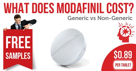 what does modafinil cost generic vs non generic