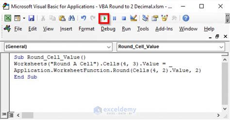 Excel Vba Round To 2 Decimal Places 5 Ways Exceldemy