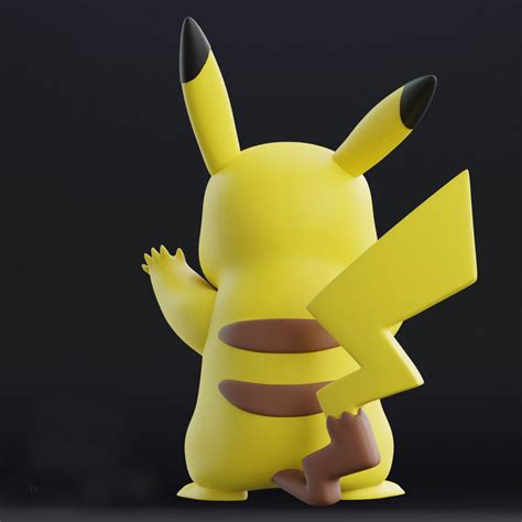 🗿 Pikachu・ Stl File For 3d Printing・cults