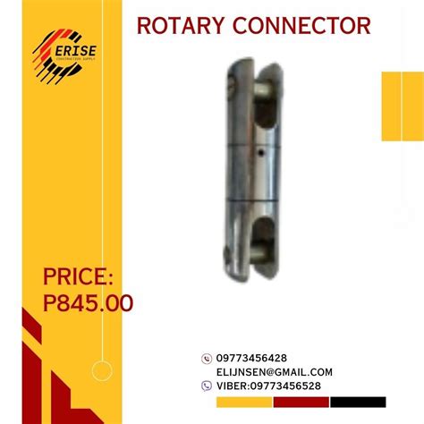 Rotary Connector Commercial And Industrial Construction And Building Materials On Carousell