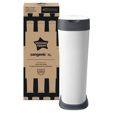 tommee tippee Twist & Click Windeleimer Sangenic XL | in Weiß | BabyOne