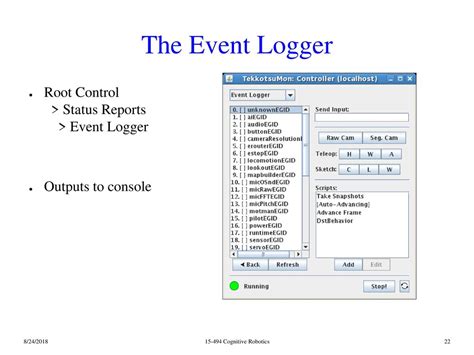Tekkotsu Behaviors And Events Ppt Download