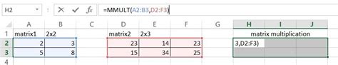Excel Matrix Multiplication Data Transformation Free Online Tutorial