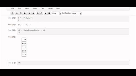 How To Create A Pandas Dataframe Youtube