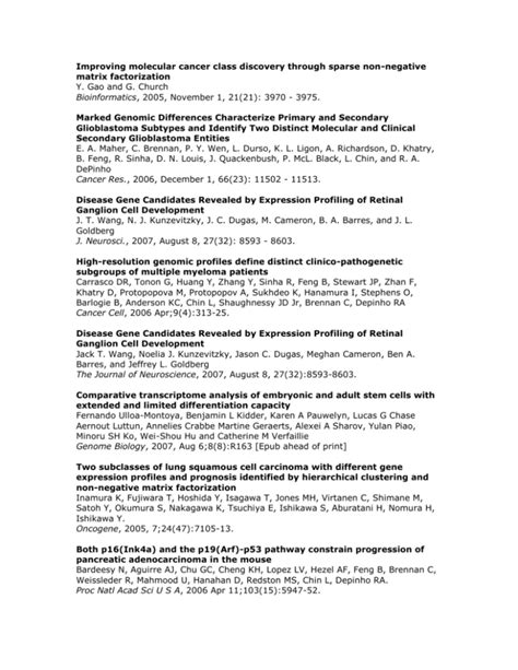 Improving Molecular Cancer Class Discovery Through