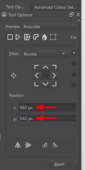 How To Exactly Center A Layer In Krita